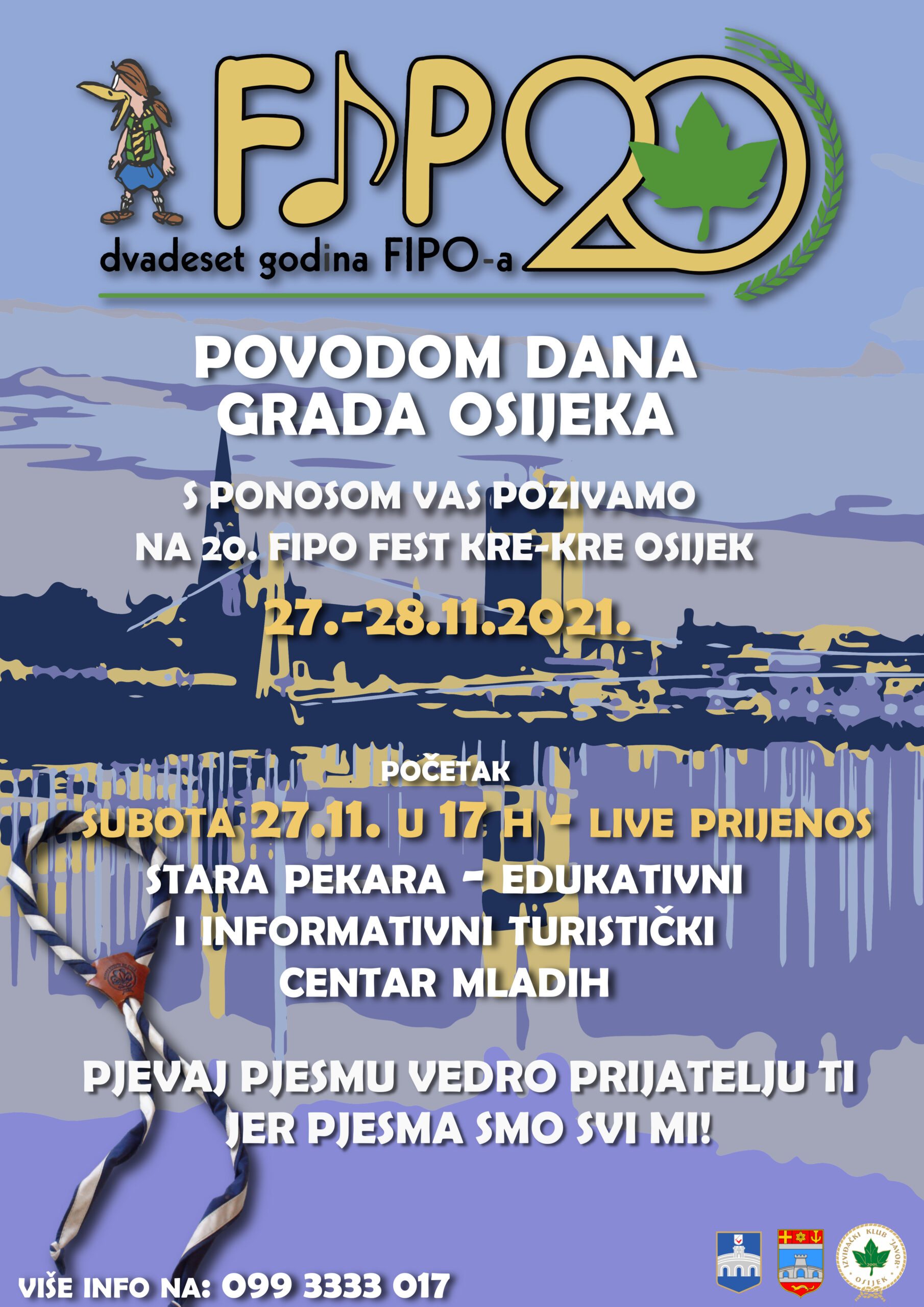 Uoči 20. FIPO Festa - Izviđački klub "Javor" Osijek